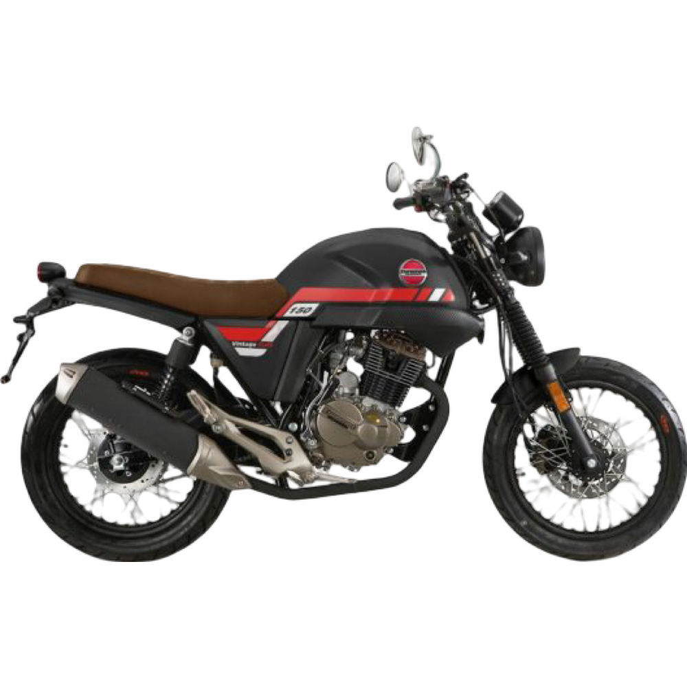MOTOCICLETA VINTAGE 150 CAFE RACER EUROMOT